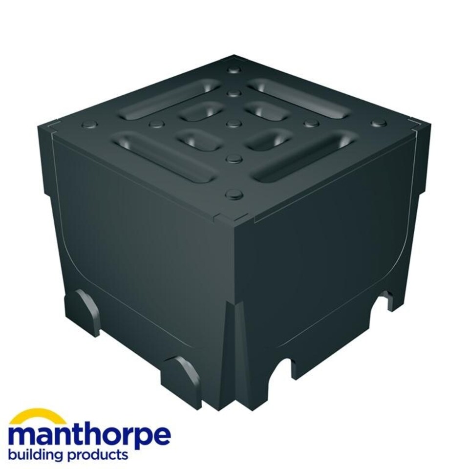 Manthorpe Smartdrain Junction Box - Black - One Size - Tesco Groceries