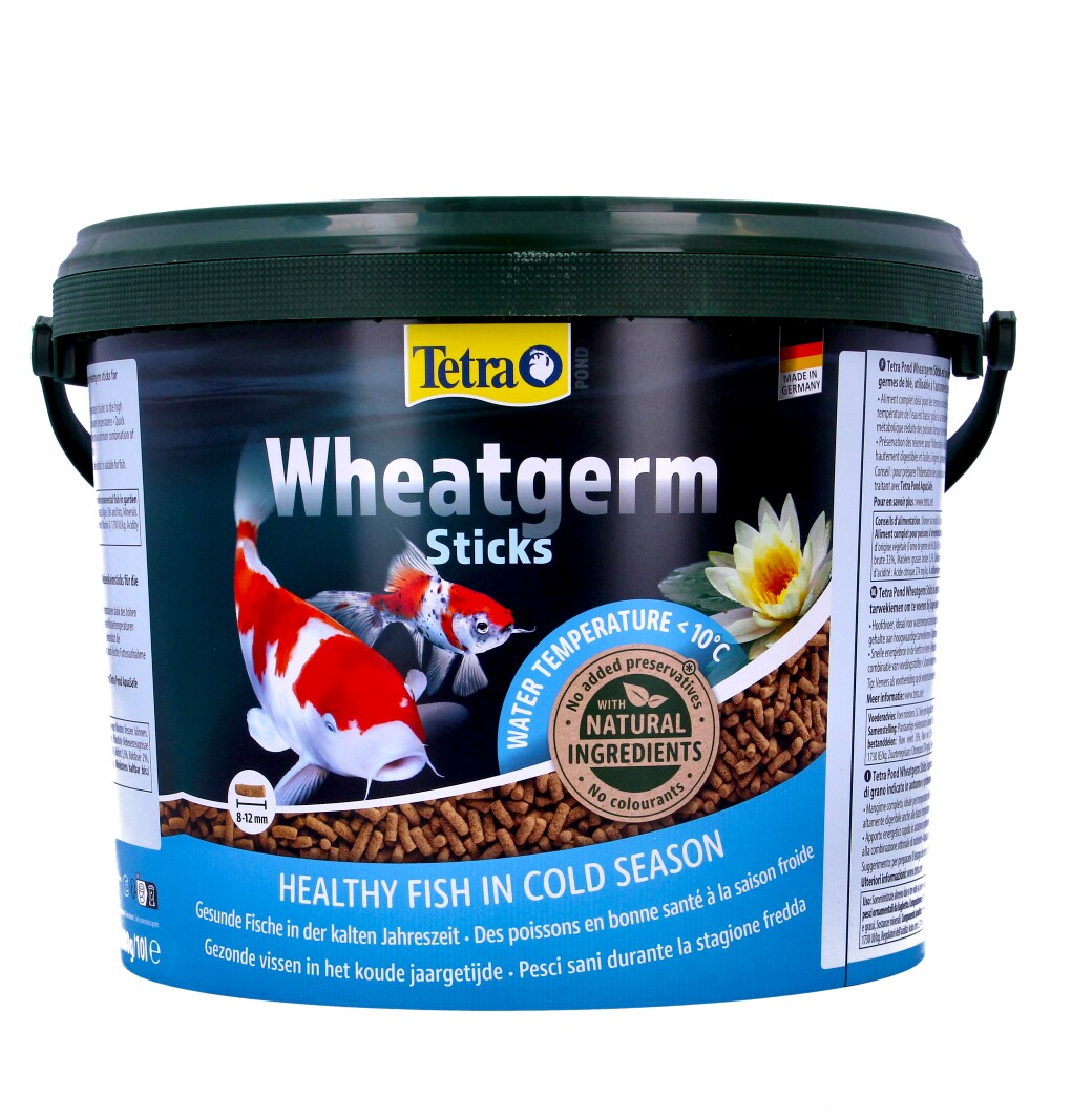 Tetra Pond Wheatgerm Sticks 2kg (10 Liters) for Healthy Fish Feeding ...