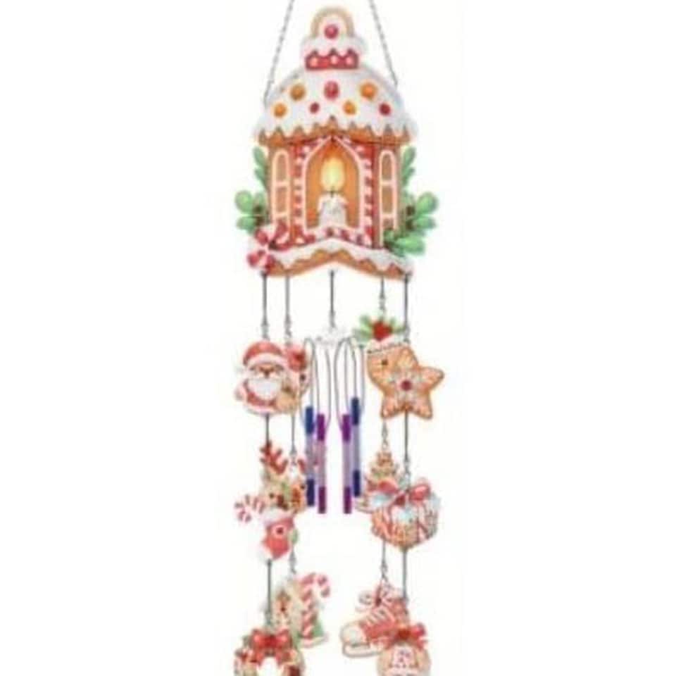 Christmas Gingerbread Windchime Diamond Painting Kit - Tesco Groceries