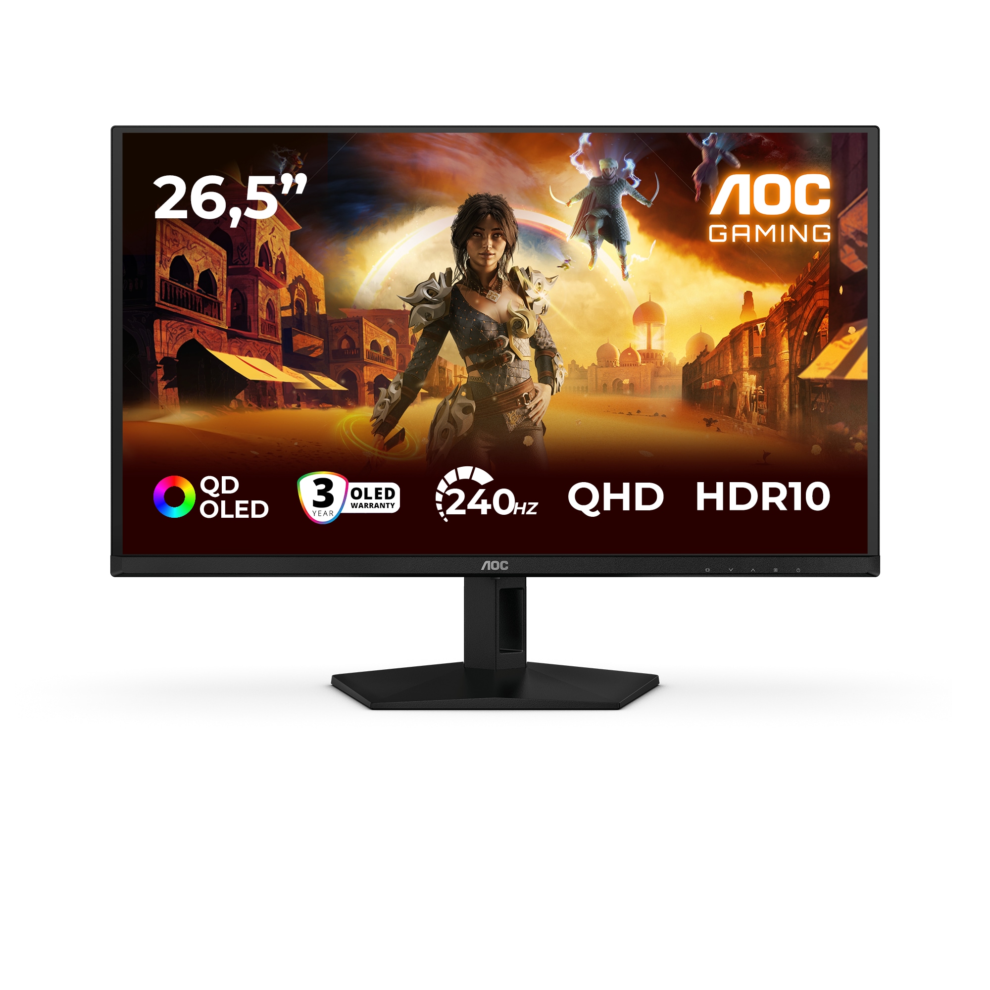AOC G4 Q27G41ZDF 27-Inch QD-OLED Quad HD 240Hz 0.03ms G-Sync compatible ...