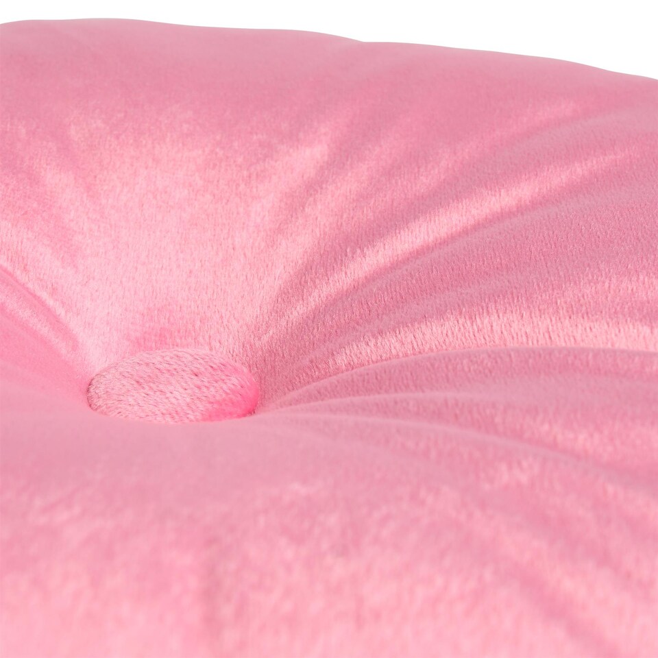 OHS Ultra Soft Velvet Round Seat Cushion Pleated Floor Pillow | Multi ...
