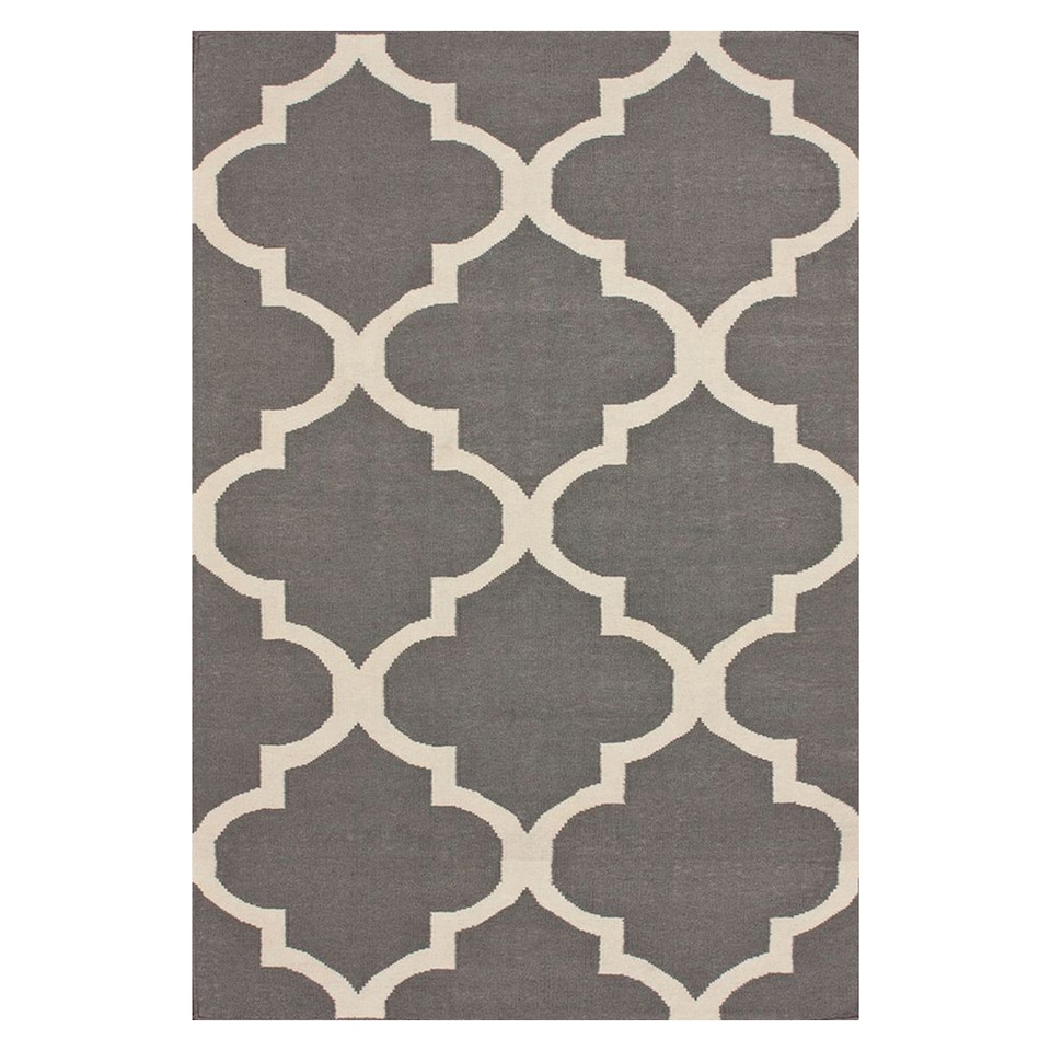 Short Pile Rectangular Diamond Pattern Rug 160x230cm - Tesco Groceries