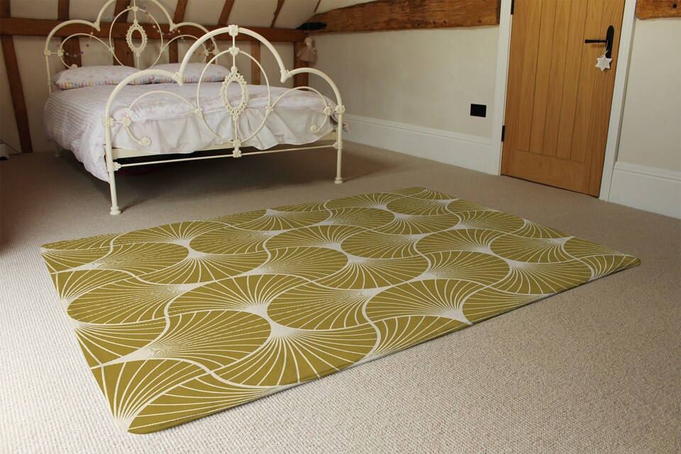 Geometric Shells Rug | Multi - Tesco Groceries