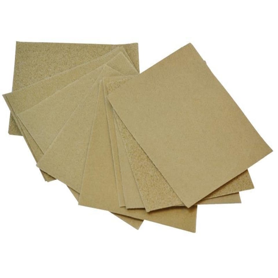 Faithfull Cork Block Glasspaper Sanding Sheets Assorted (Pack 10 ...