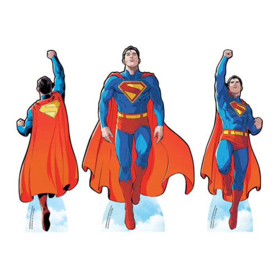 Superman Look Up DC Comics Table Top Cardboard Cutouts - Pack of 3 ...