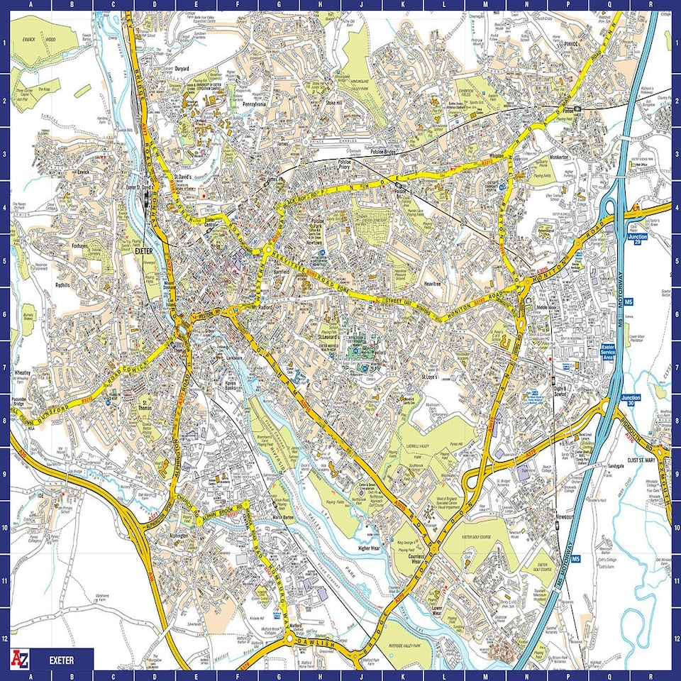 A to Z Map of Exeter 1000 Piece Jigsaw - Tesco Groceries