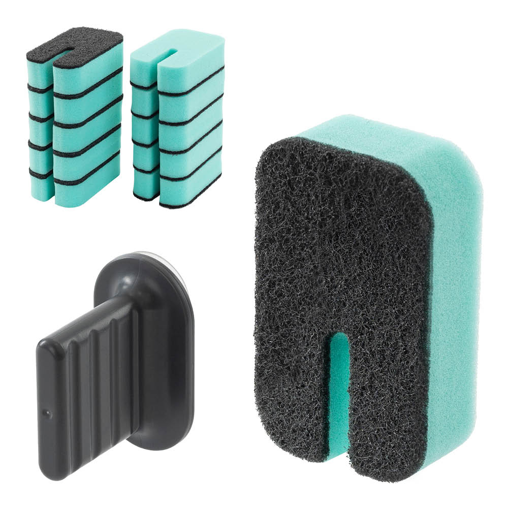 Dish Buddy Sponge with Holder Pack of 10 - Tesco Groceries