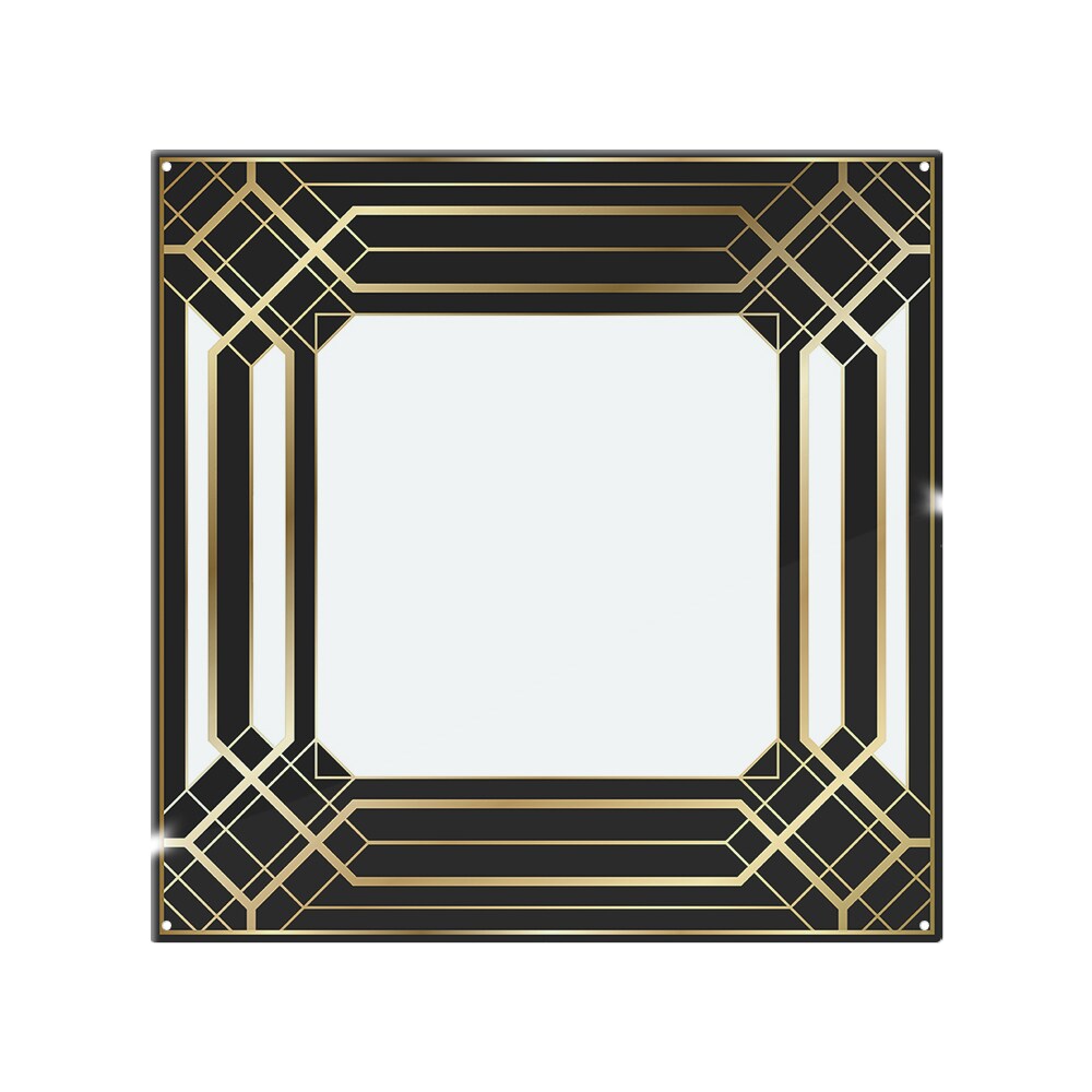 Art Deco Black Frame Splash Back | White - Tesco Groceries