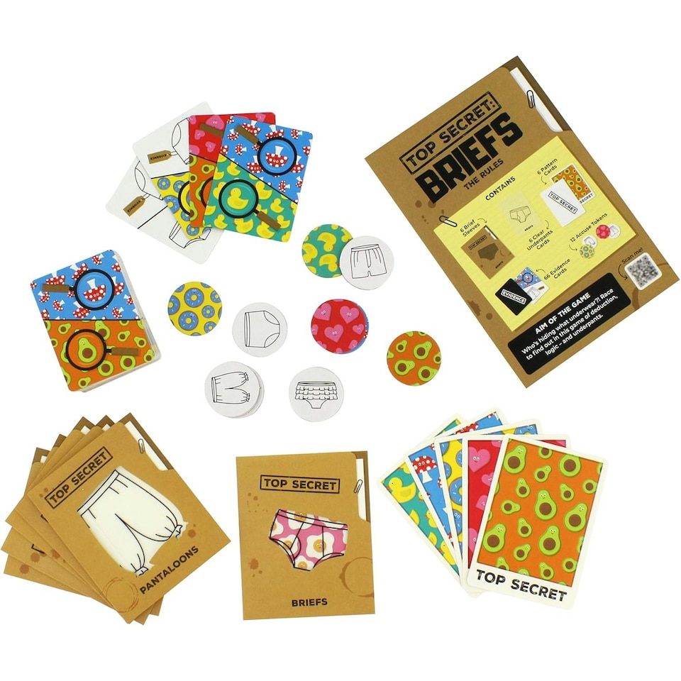 Ginger Fox Top Secret Briefs Party Game - Tesco Groceries