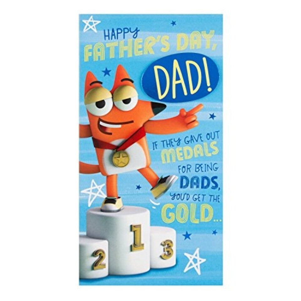 Dad Father's Day Card 'Medals' - Tesco Groceries
