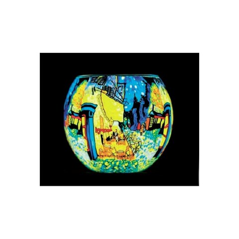 Milford Collection Tealight Holder Glass Nightlight Cafe By Night ...