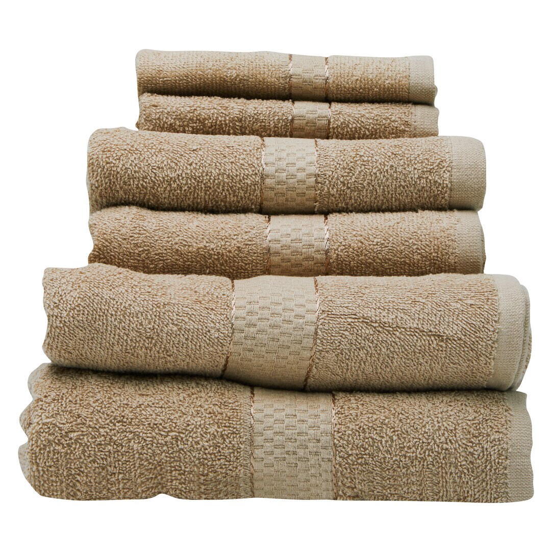 Thread and Loom 6 Piece Warm Sand Towel Set - Tesco Groceries