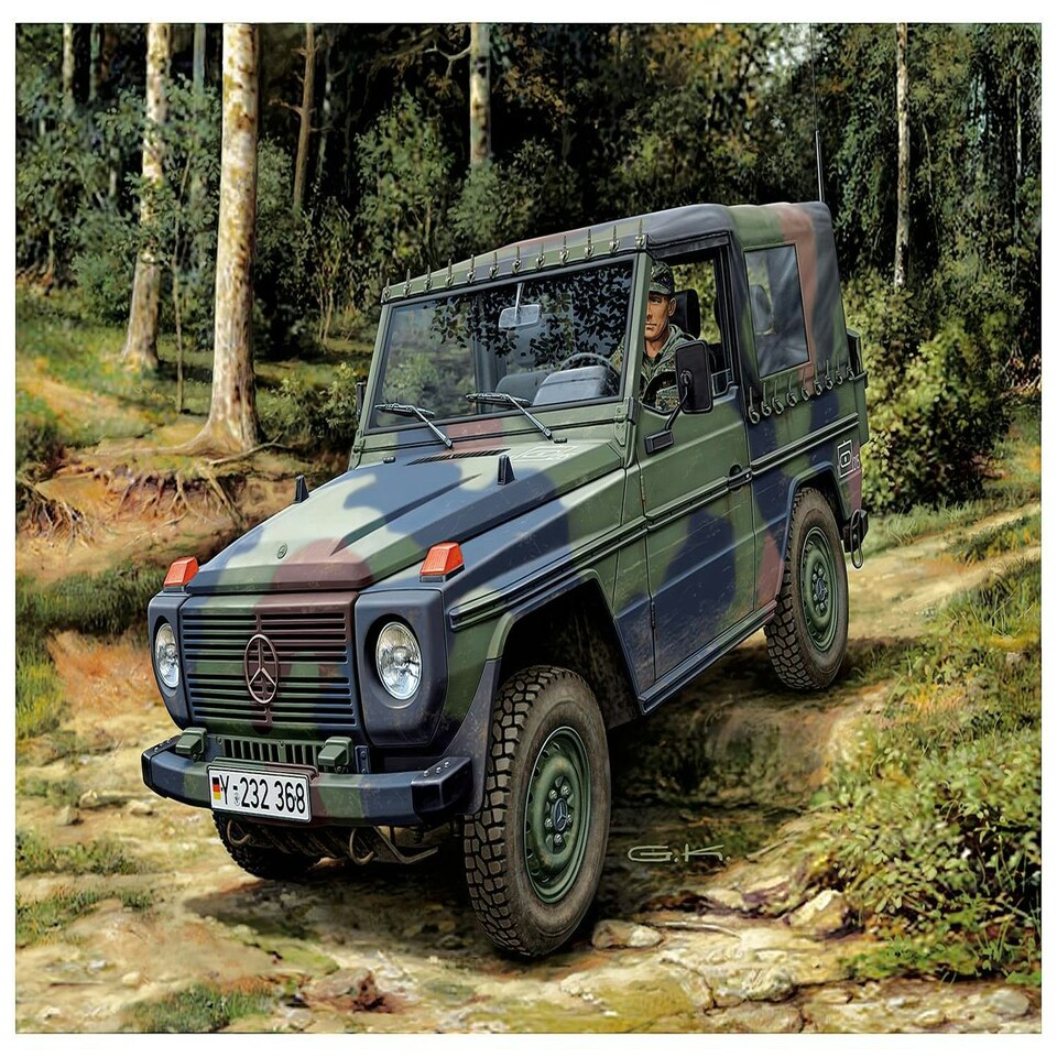 Revell German LKW gl leicht Wolf Model Set (1:35 Scale) - Tesco Groceries