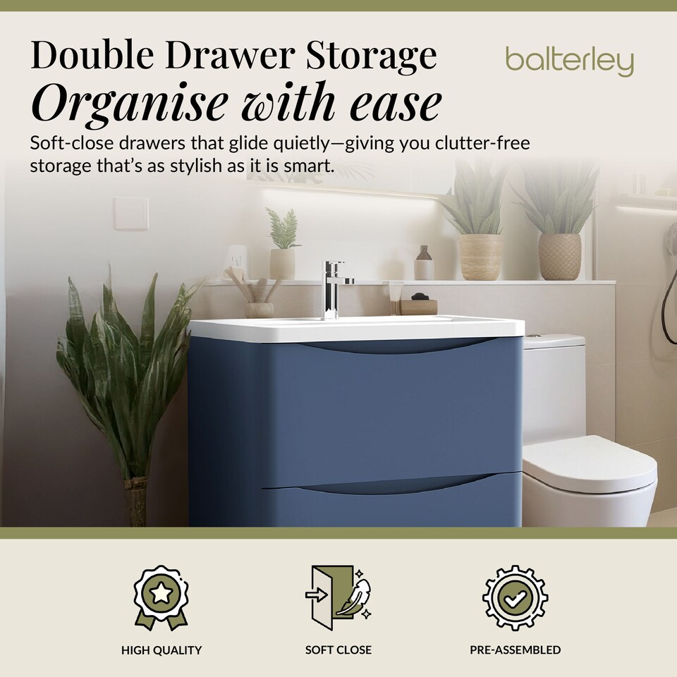 Balterley Arch Floor Standing 2 Drawer Bathroom Vanity Unit ...