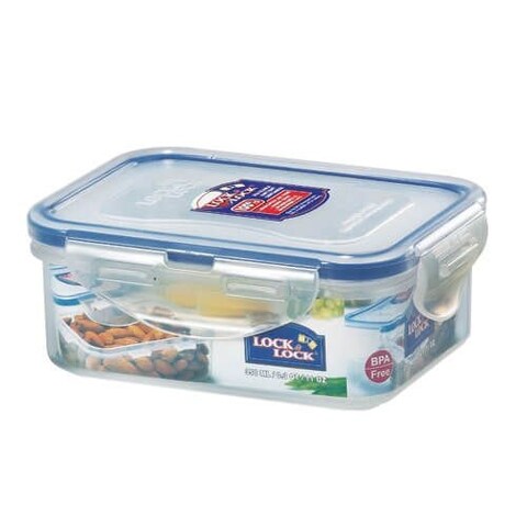 Lock & Lock Rectangular Food Storage Container - Clear - 350ml - Tesco ...