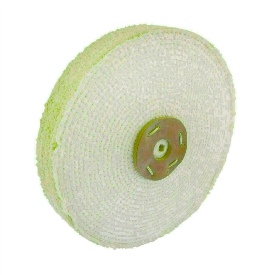 Coarse Sisal Fast Cut Buffing Polishing Mop 10" x 1.5" 3 Section 1st ...