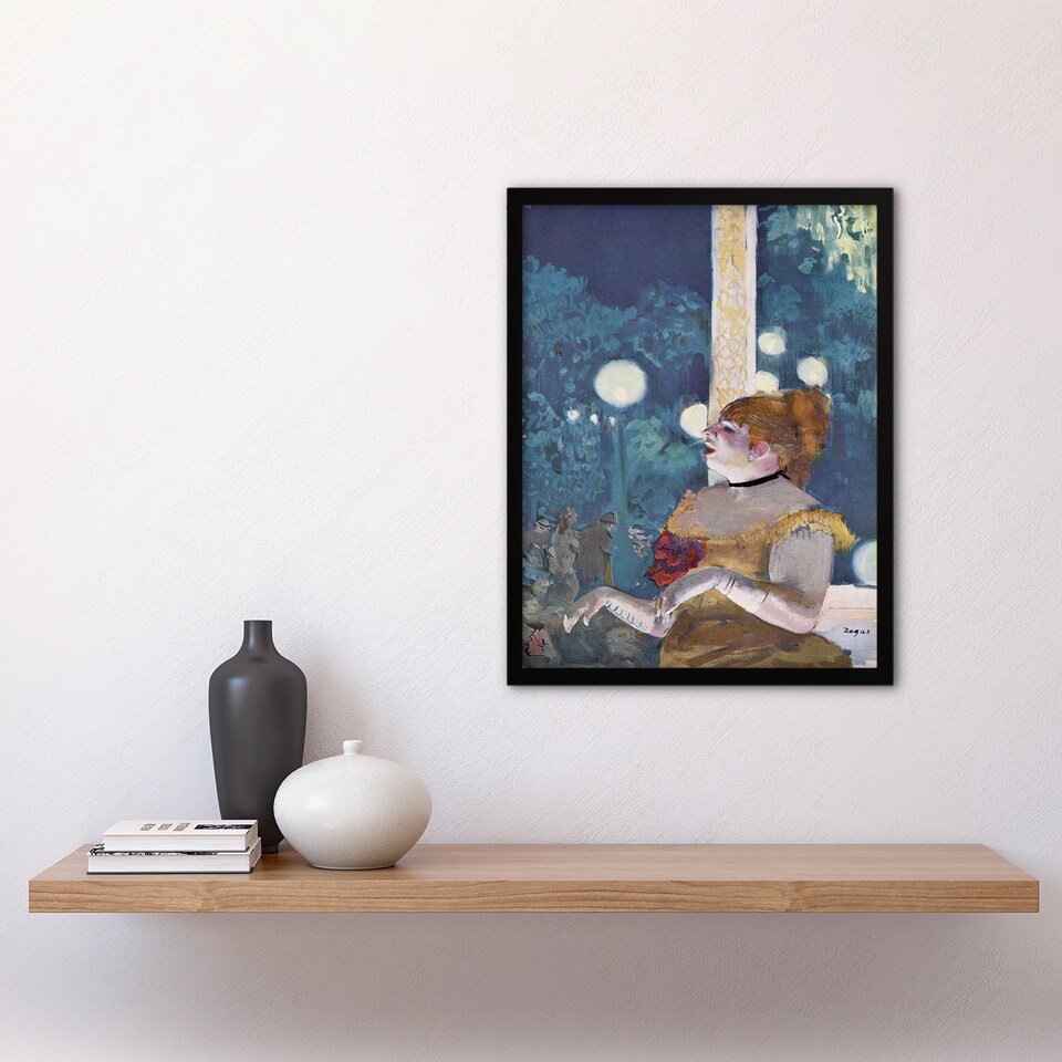 Edgar Degas Framed Wall Art Print Cafe Concert Song of the Dog Home ...