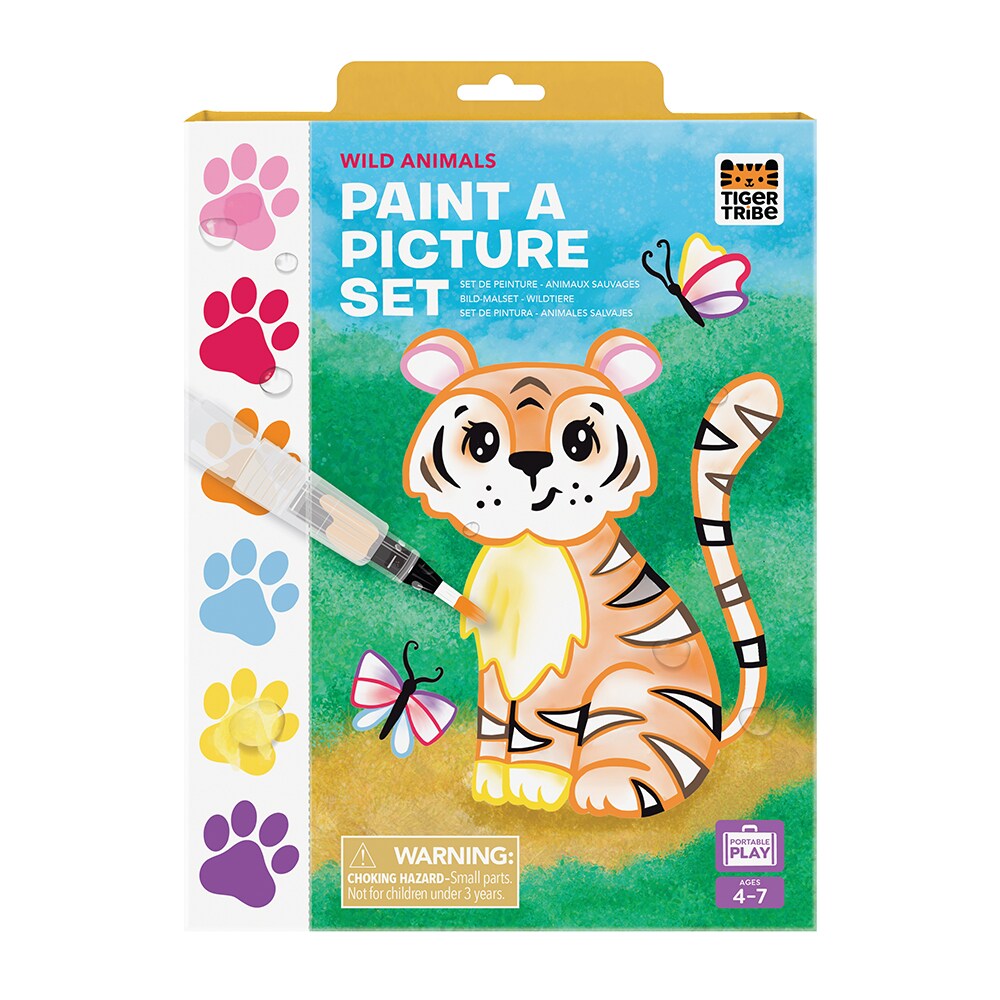 Paint A Picture Set - Wild Animals - Tesco Groceries