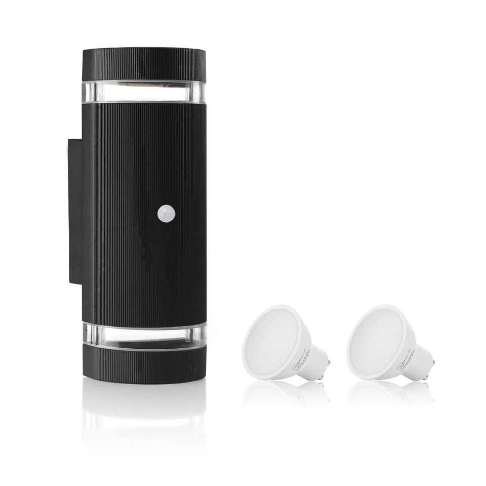 Auraglow PIR Motion Sensor Double Up & Down Wall Light - FLORENCE ...