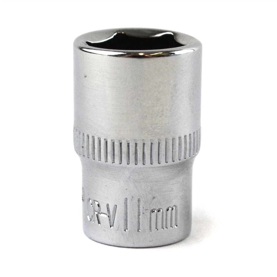 11mm 1/4" Drive Shallow Metric Socket Single Hex / 6 sided Bergen ...