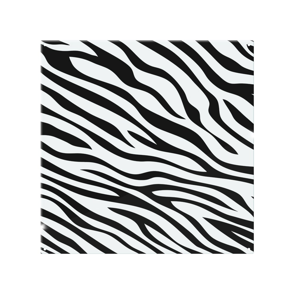 Print Of Zebra Stripes Splash Back | White - Tesco Groceries