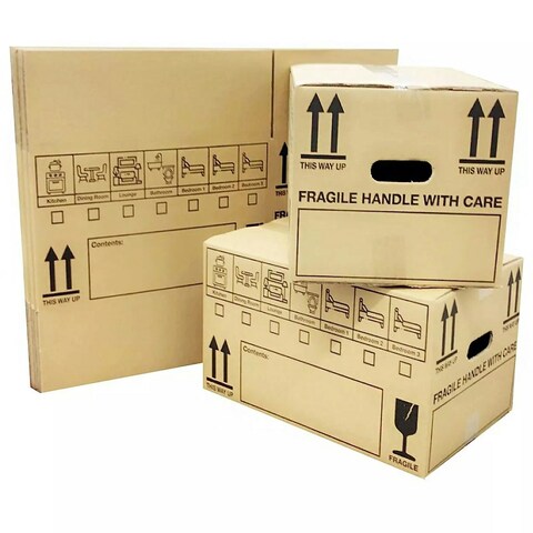 10 x Cardboard Storage House Moving Boxes 18x12x10" Packing Cartons ...