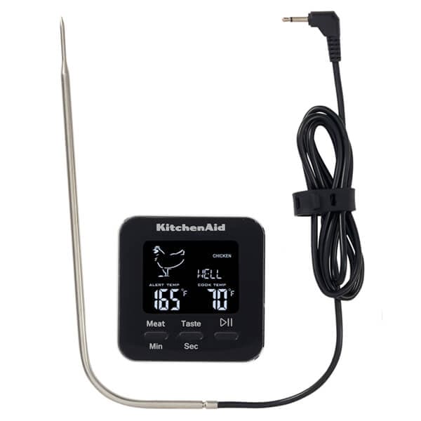 KitchenAid Digital Kitchen Thermometer With Timer and In-Oven Probe ...
