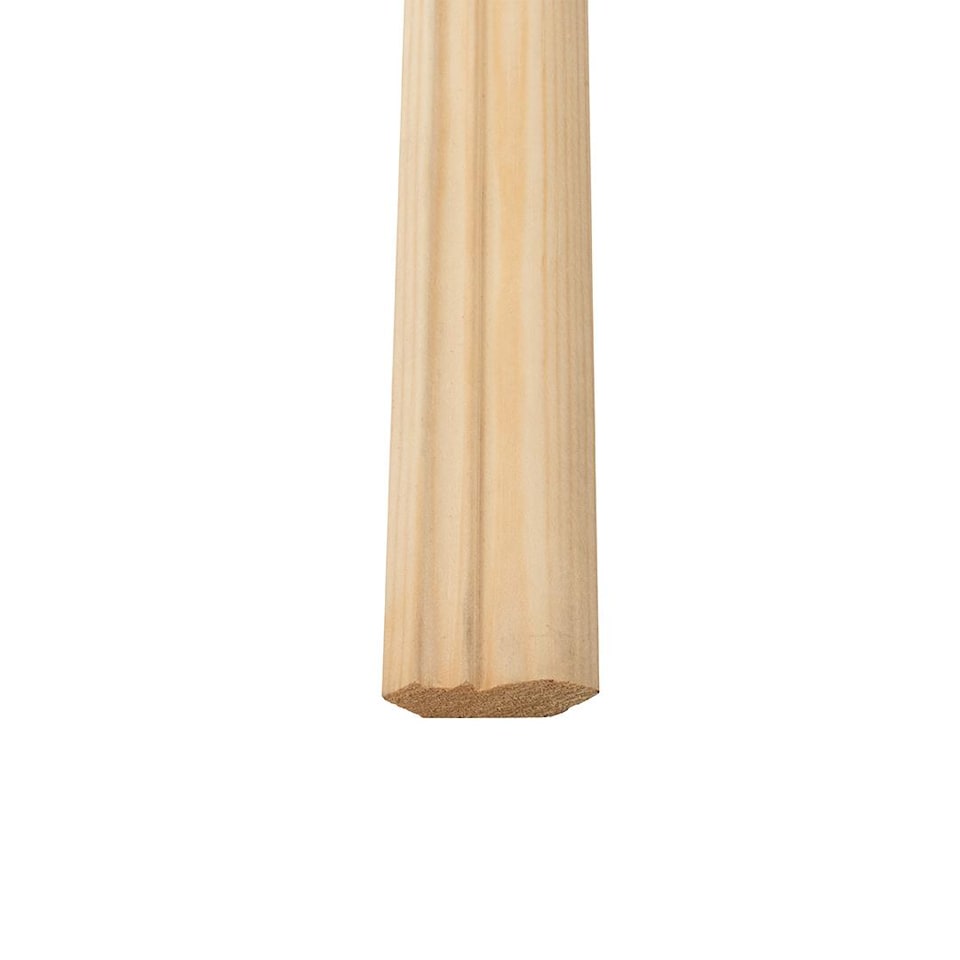 Snowdon Timber Pine Crown Moulding (T) 12mm (W) 34mm (L) 2400mm - Pack ...