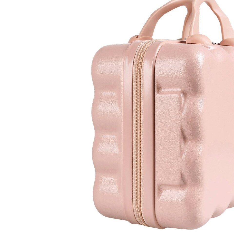 Living and Home Portable Hard Shell Makeup Travel Case with Handle ...