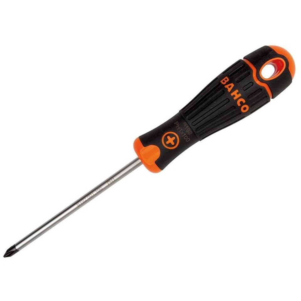 Bahco Bahcofit Screwdriver, Phillips - Multi Colour - PH2 x 300mm ...