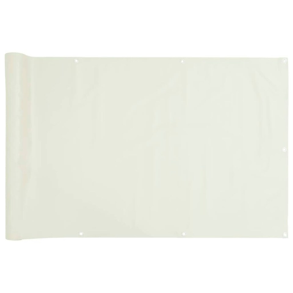 Garden Privacy Screen White 700x90 cm PVC - Tesco Groceries