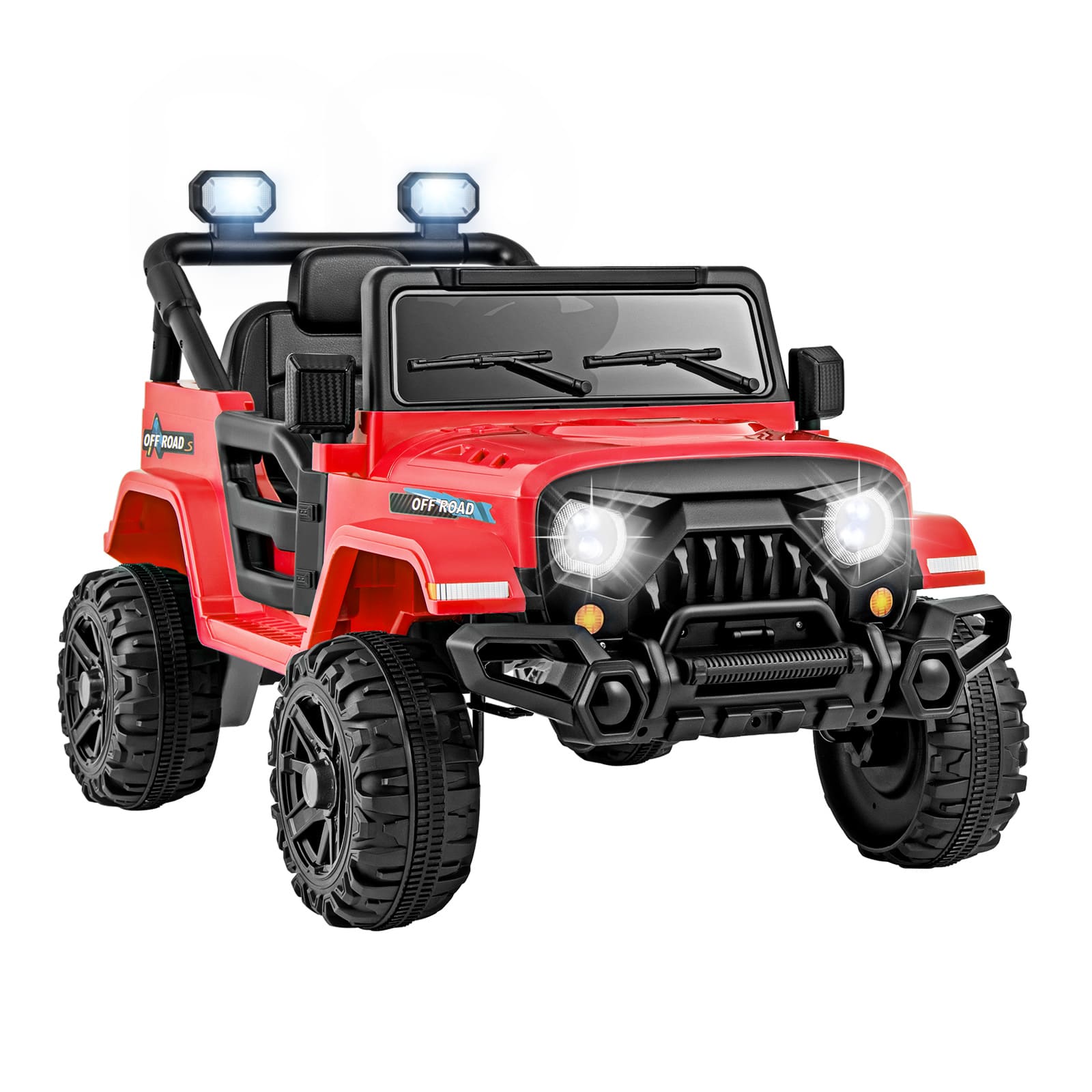 COSTWAY 12V Kids Ride on Truck Powered Toy Vehicle Red - Tesco Groceries