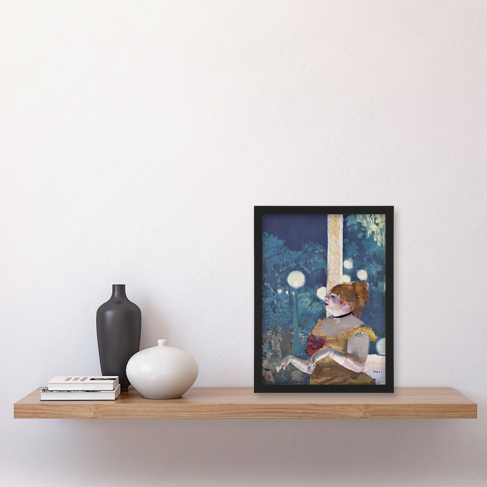 Edgar Degas Framed Wall Art Print Cafe Concert Song of the Dog Home ...