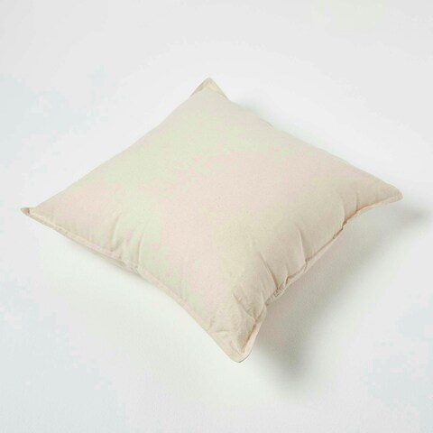 Homescapes Luxury Organic Cotton Cushion Pad Insert Inner 45 x 45 cm ...