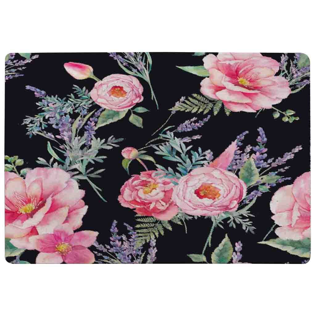 Watercolour Painting Of Flowers Rug | Multi - Tesco Groceries