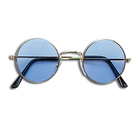 Bristol Novelty Unisex Adults 60s Style Glasses - Blue - One Size One ...