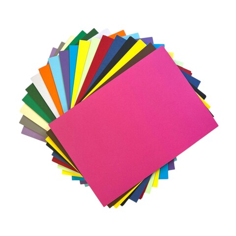 Pack of 100 A4 Coloured Paper 75gsm Sheets | Blue | A4 | 1 - Tesco ...