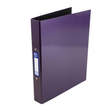 Oxford Premium A4 Ring Binder, Purple Single Folder, 25mm Capacity ...
