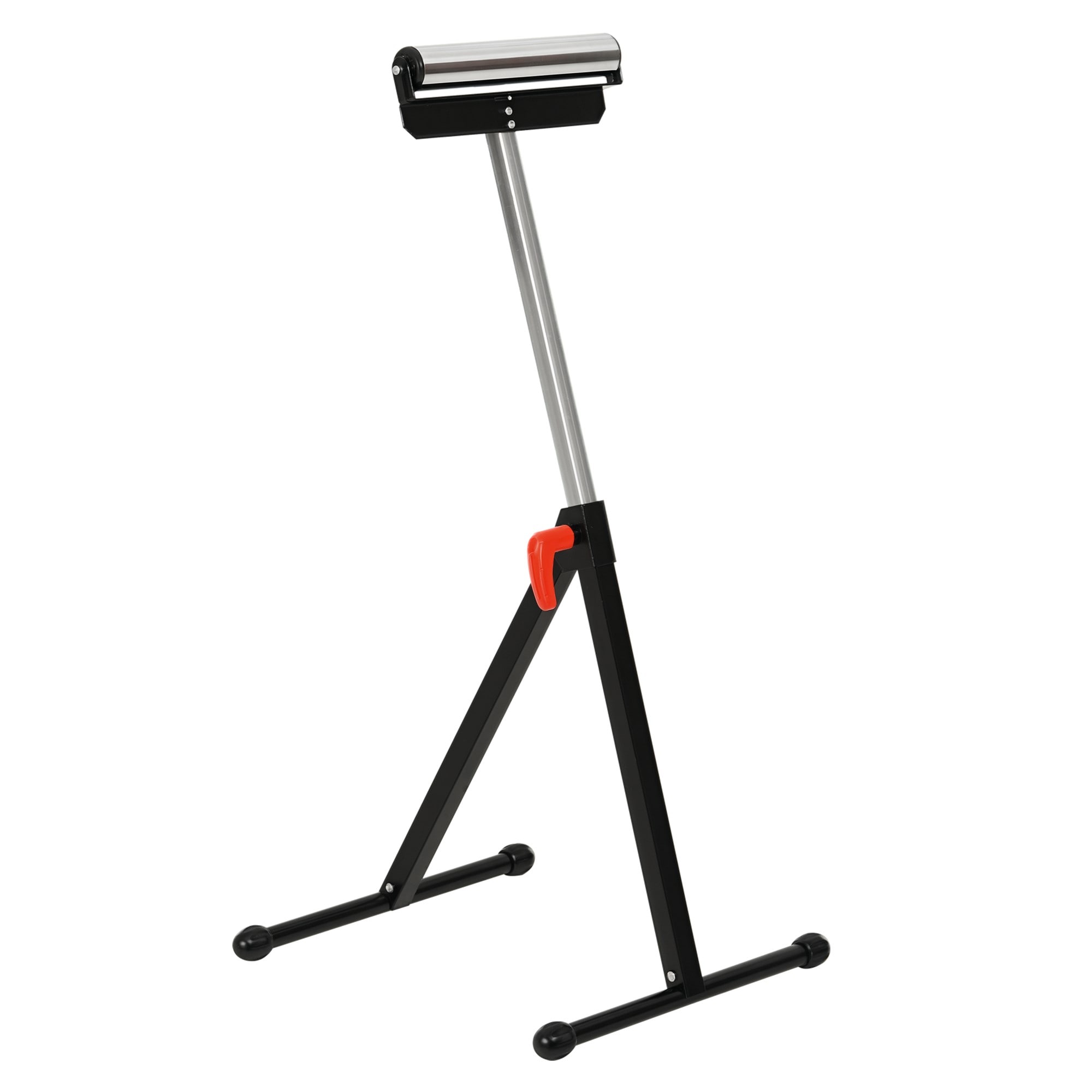 HOMCOM Woodworking Metal Roller Stand Wood Work Rest Adjustable Support ...