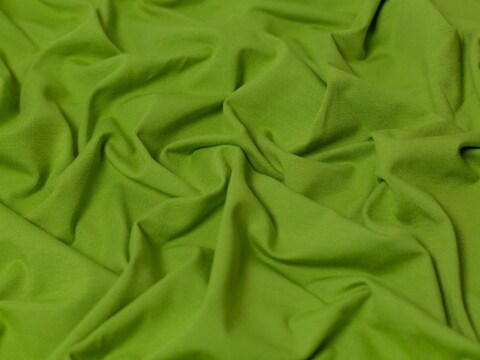 Minerva Core Range Green Cotton Lycra Jersey Stretch Knit Fabric for ...