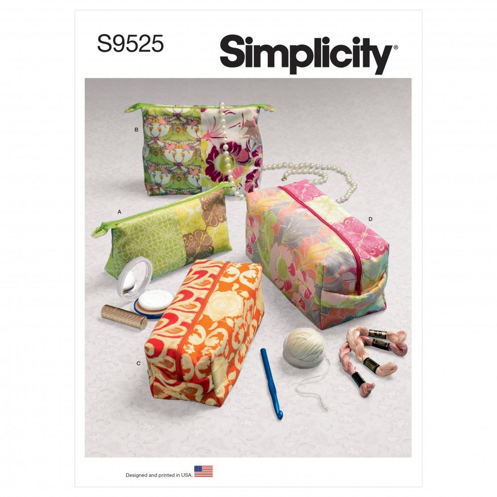 Simplicity 9525 Paper Sewing Pattern – Bag, Os (One Size), Intermediate ...