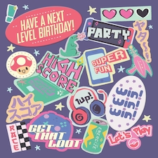 Have A Next Level Birthday! - Cute Gaming Birthday Card - Tesco Groceries