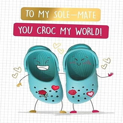 You Croc My World - Funny Valentine's Card - Tesco Groceries
