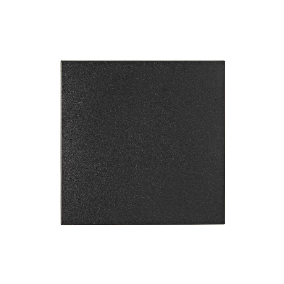 ValueLights Chad Black Backlit Square IP65 LED Outdoor Wall Light ...