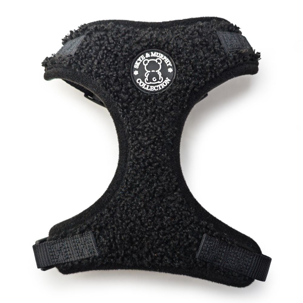 HugglePets Skye & Murphy Teddy Dog Harness | Black | Noir | S - Tesco ...