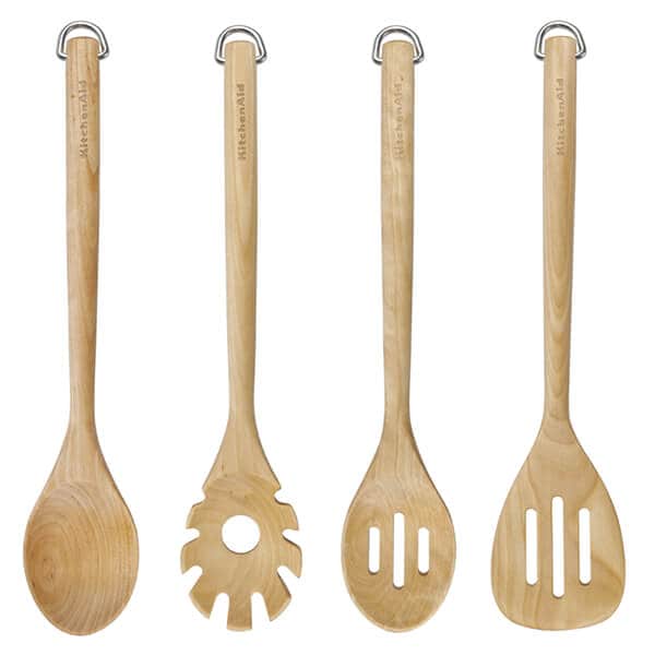 KitchenAid 4-Piece Birchwood Tool Set - Tesco Groceries