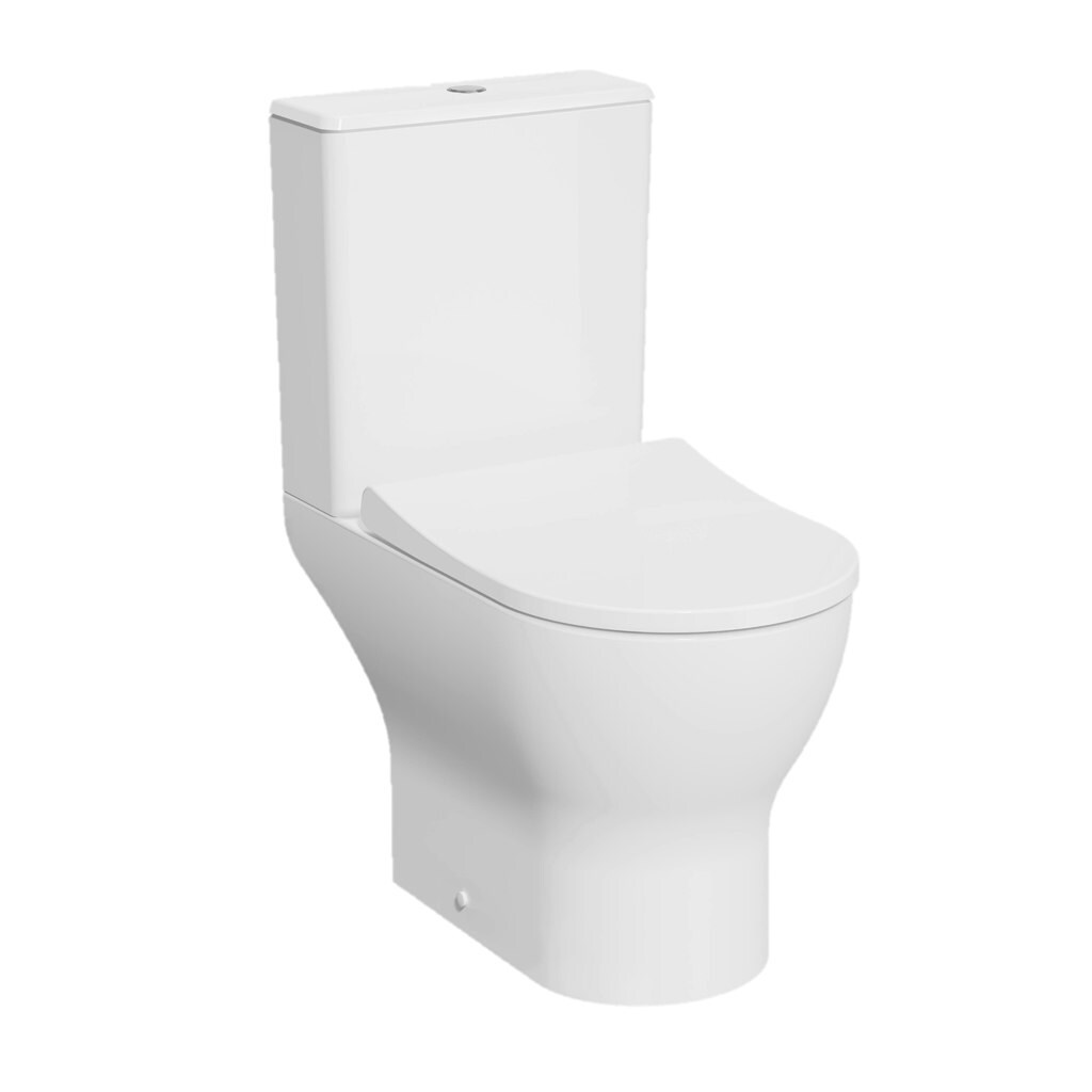 Premium OPEN BACK ROUND Toilet Set (Oslo) - Rimless Pan - Cistern ...