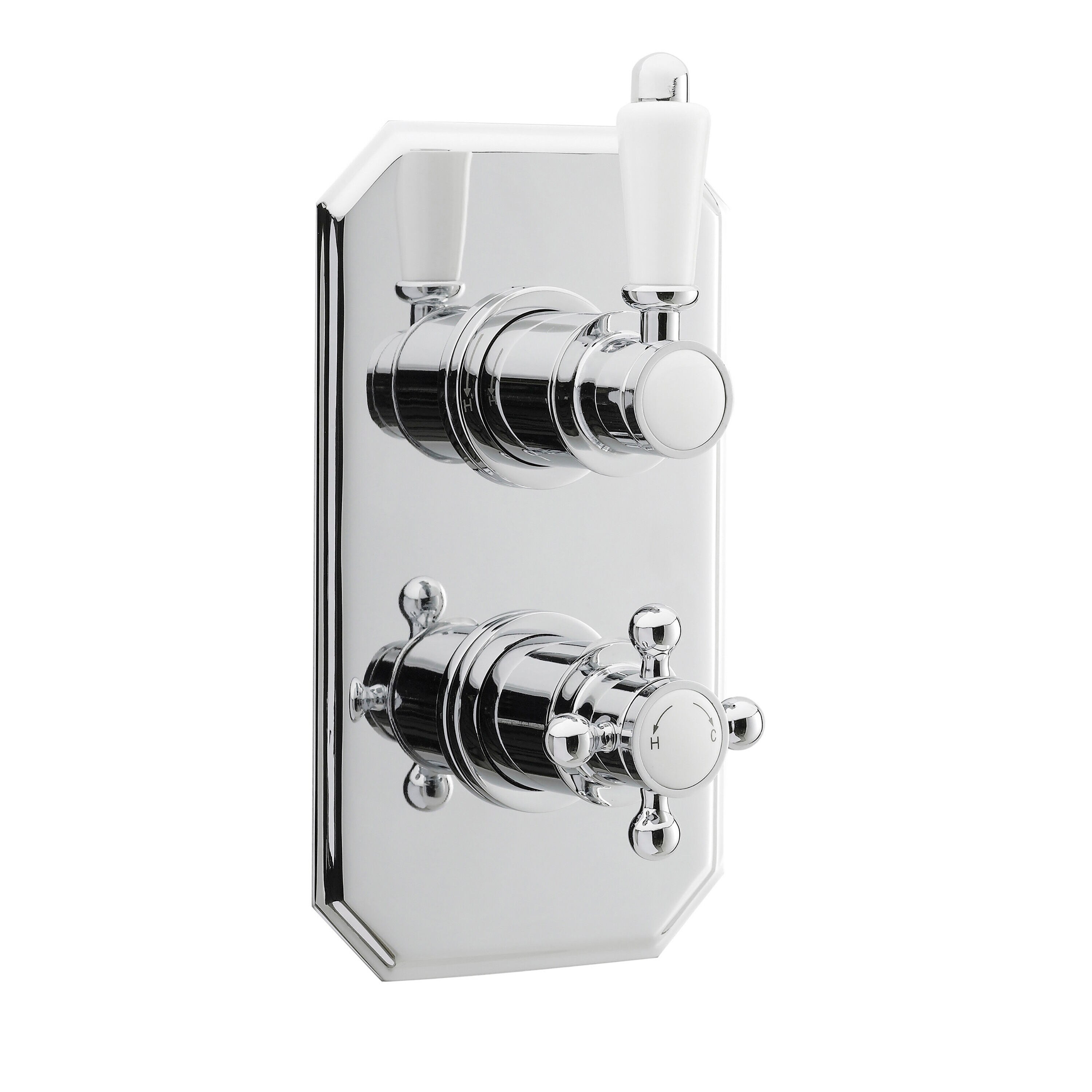 Balterley Traditional 1 Outlet Concealed Shower Valve Thermostatic ...