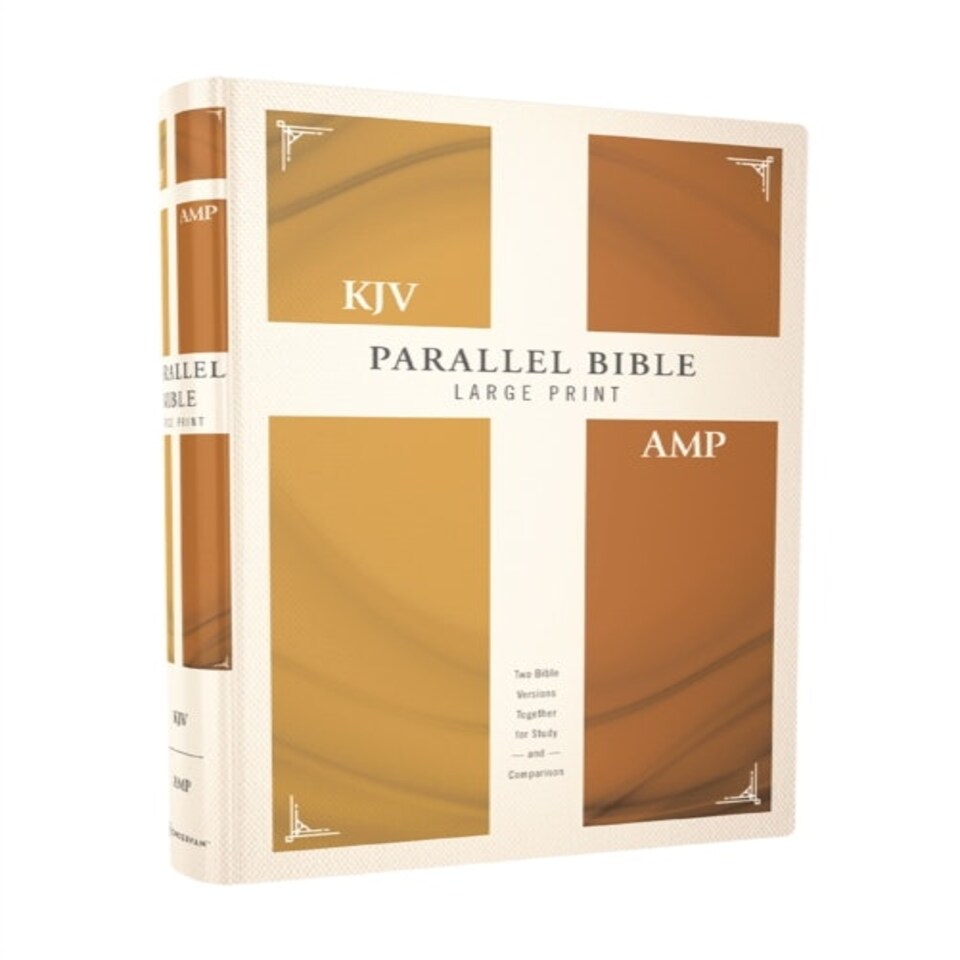 Kjv Amplified Parallel Bible Large Print Hardcover Red Letter - Tesco ...