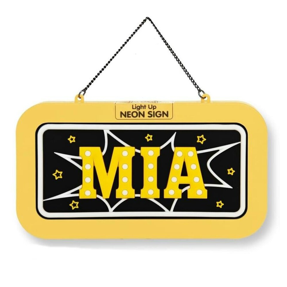 History & Heraldry Light Up Neon Name Sign - Mia - Tesco Groceries